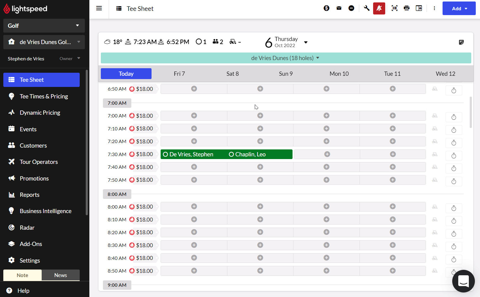 Applying packages – Lightspeed Golf