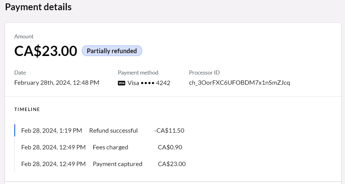Refunding card transactions with Lightspeed Payments – Lightspeed Golf