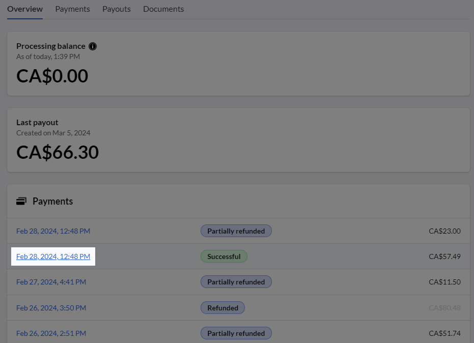 Refunding card transactions with Lightspeed Payments – Lightspeed Golf